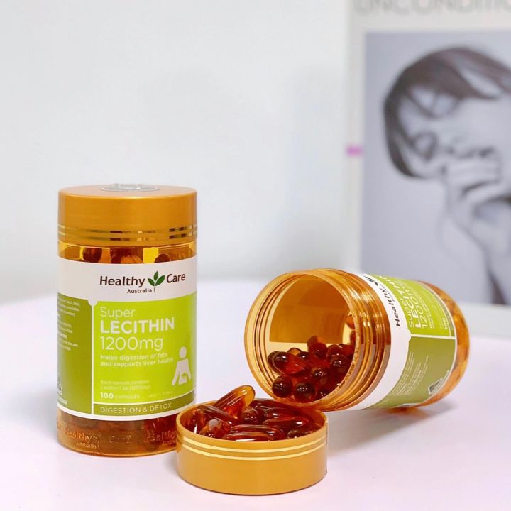 [ AUSTRALIAN ] Healthy Care Super Lecithin 1200mg ( 100 Capsules ) | Lazada