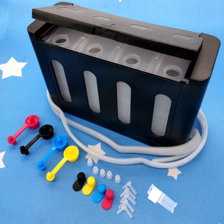 Canon / HP 4 color three compartment anti-reflux CISS external bottle ...