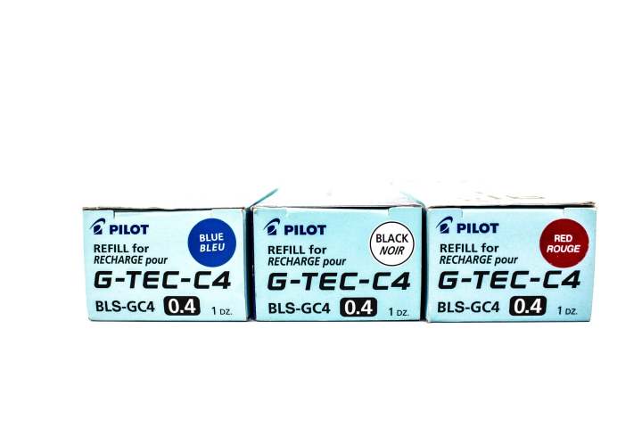 Pilot G-Tec Refill BLS-GC4 0.4mm | 12pcs | Lazada PH