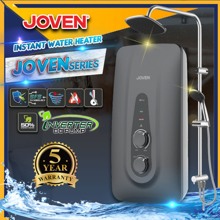Joven Instant Water Heater SB11 Series SB11e SB11iP RS Inverter DC Pump Pemanas Air Bilik Air ...