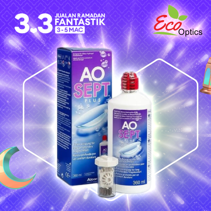 Alcon Ao Sept Plus 360ml -1 Bottle (Exp-2025/7) | Lazada