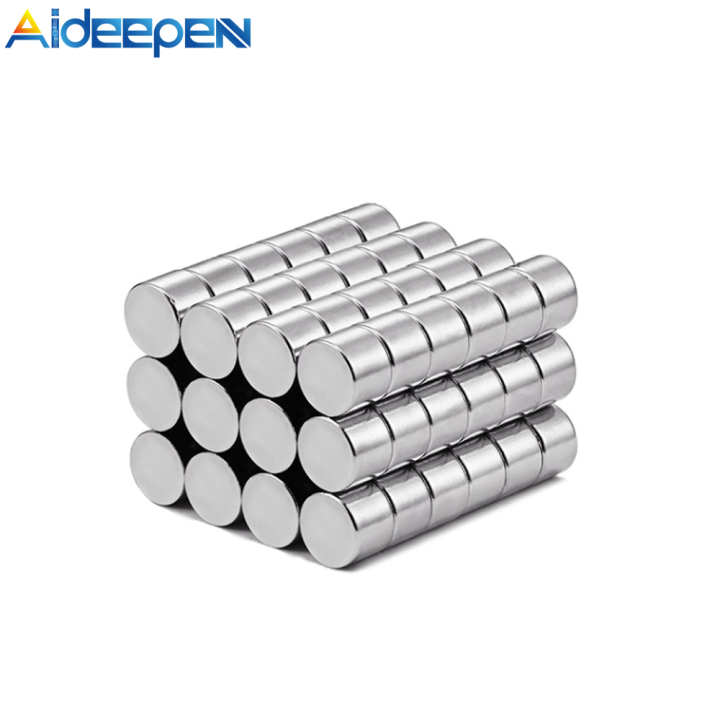 Aideepen Round Refrigerator Magnets N52 6*8MM Small Fridge Magnets ...