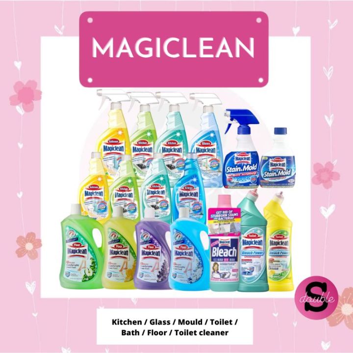 Magiclean Cleaner Bathroom Toilet Bowl Kitchen Glass Stain Mold Remover ...