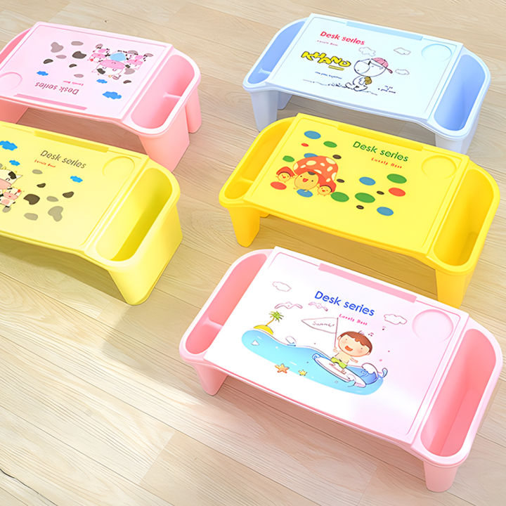 Children's Plastic Student Student Notebook Computer bed Non -folding ...