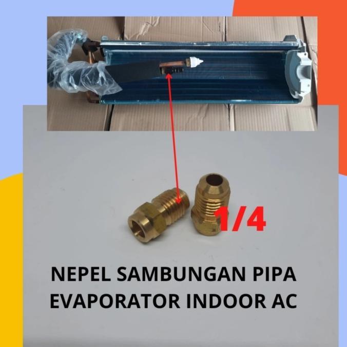 NEPEL SAMBUNGAN PIPA EVAPORATOR INDOOR AC UKURAN 1/4 | Lazada Indonesia