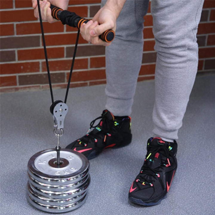 3X 300Kg Bearing Pulley Lifting Quiet Wheel Gym U-Grooved Heavy Duty ...