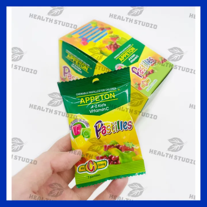 Appeton Vitamin C Chewable Pastilles for Children A to Z Kid's Mix ...