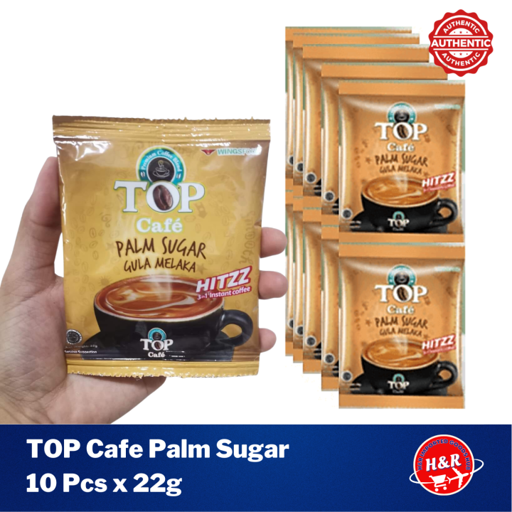 Top Cafe Palm Sugar 22g x 10s Instant Coffee 3-in-1 | Lazada PH