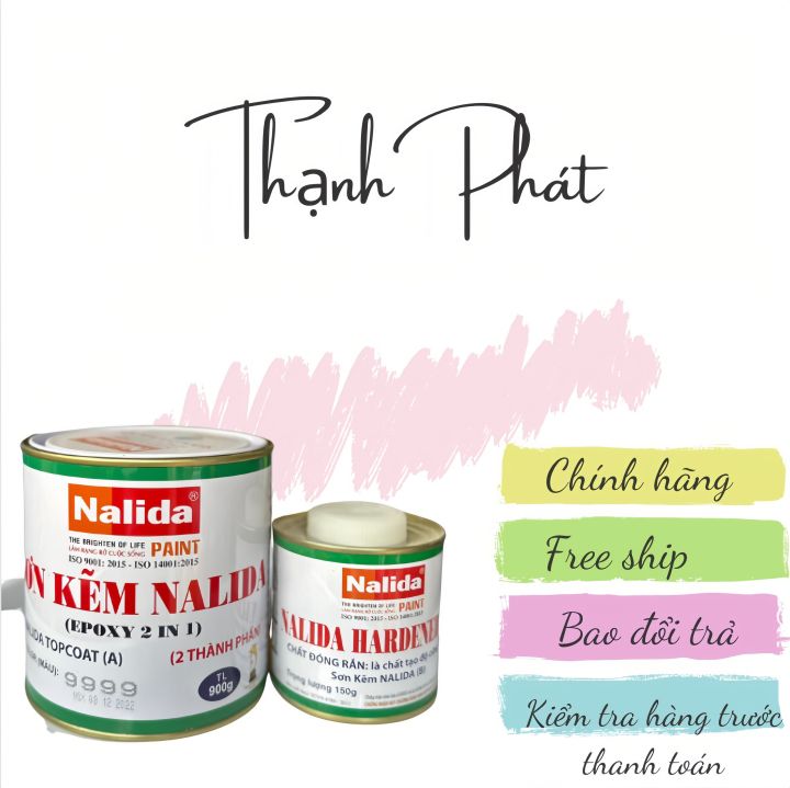 Sơn Sắt Mạ Kẽm 2 Thành Phần Nalida Độ Bám Dính Cao, Không Bong Tróc ...