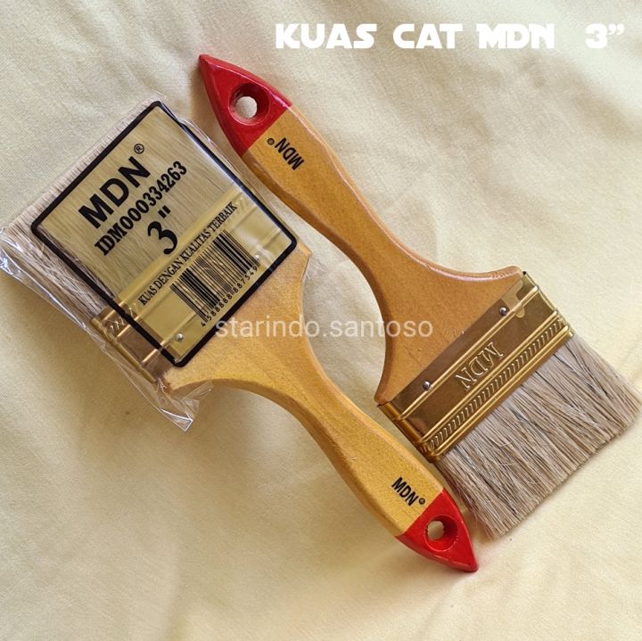 KUAS BESAR CAT tembok dinding besi kayu pagar atap pintu ukuran besar 3 ...
