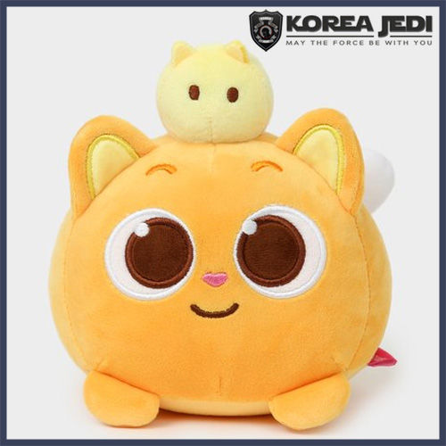 Pinkfong - NINIMO 12.5cm (5") Cat Yellow Stuffed Plush Mini Doll (No ...