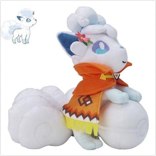 Pokemon Plush Sapporo Snow Festival Alola Vulpix Doll Boneka Figure ...