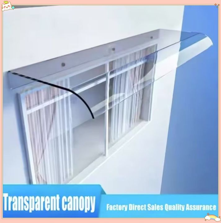 Transparent Windows Canopy PVC Window Rain Shield Roof Shades Awnings ...