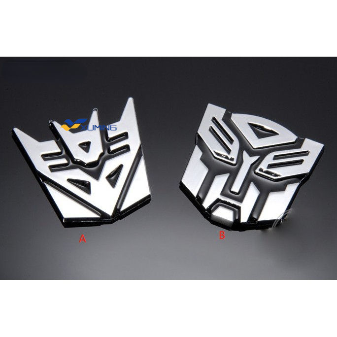 1 x Metal Autobot Transformer Deception Car Auto Emblem Sticker Decal ...