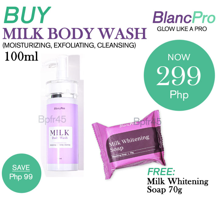 Blanc Pro Milk Body Wash Blancpro PROMO | Lazada PH