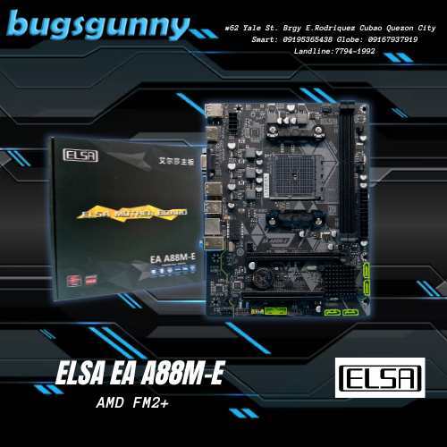 ELSA EA A88M-E Mother Board FM2+ | Lazada PH
