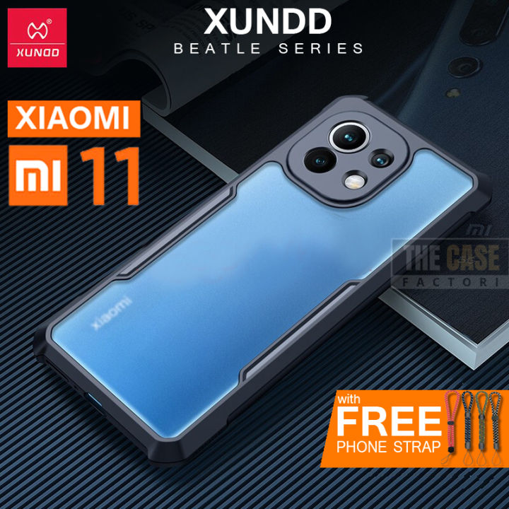Xundd [ORIGINAL] Beatle Clear Hybrid Shock Proof Armor Case for Xiaomi Mi 11 5G / Mi 11 Lite ...