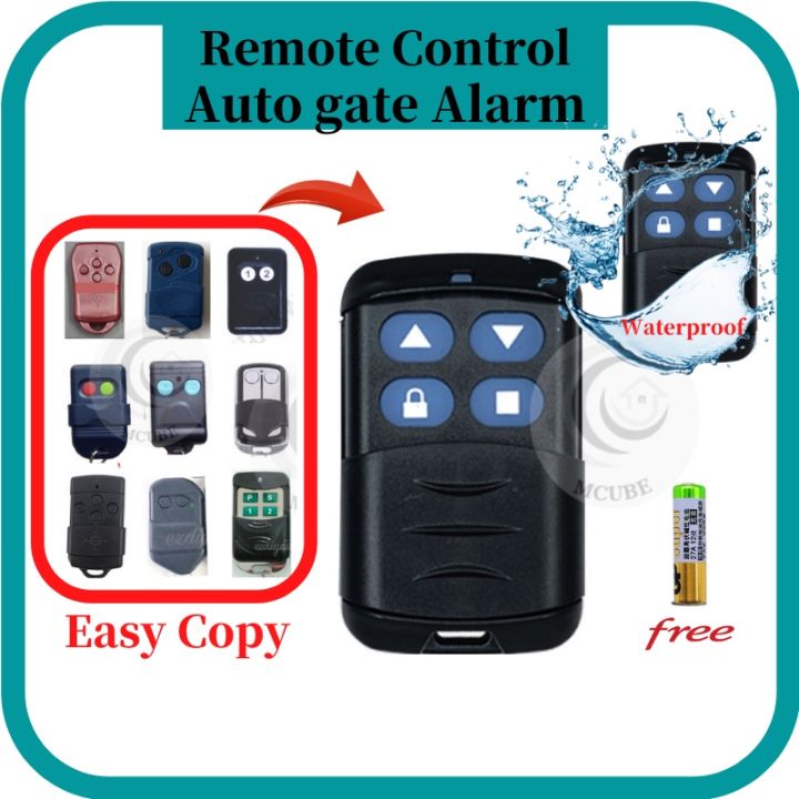 Clone Type D.I.Y Remote Autogate Alarm Remote Pagar 自动门遥控器 330Mhz ...
