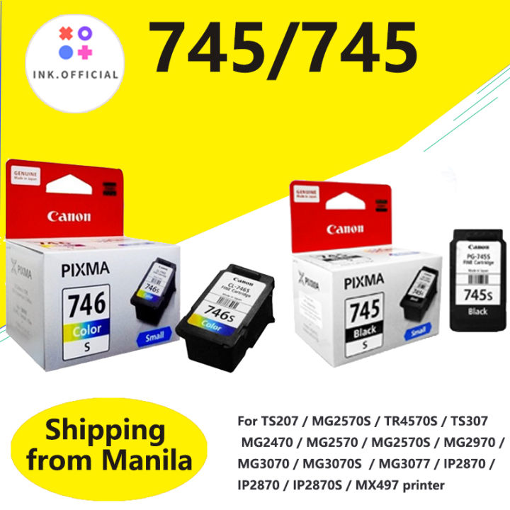 Canon PG 745s CL 746s genuine PG745 CL746 cartridge for Canon TS207s ...