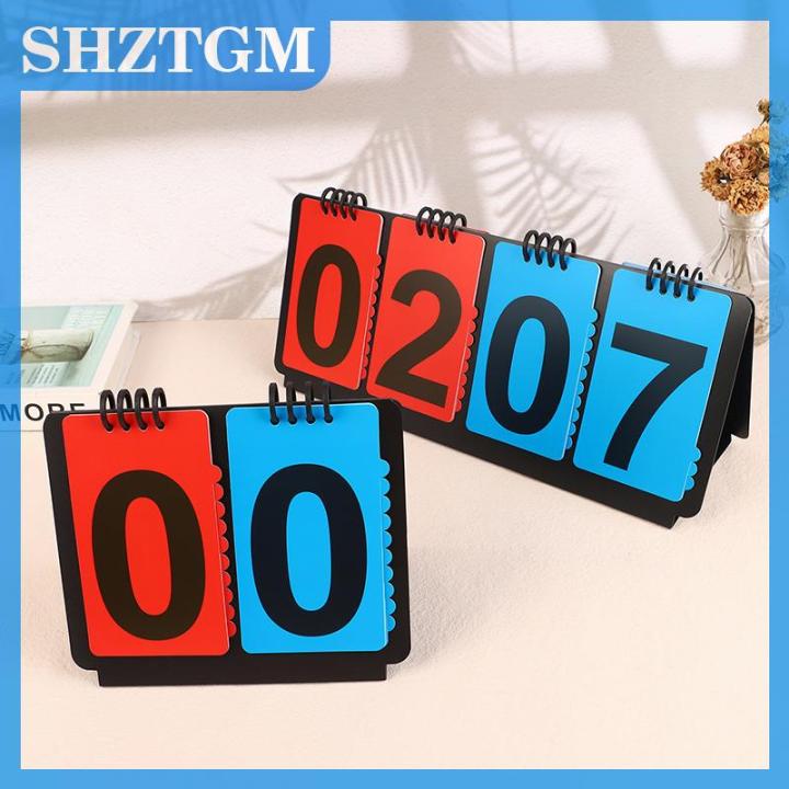 SHZTGM Scoreboard Manual Score Flip Cards Score Counter For Baseball ...