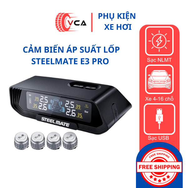 Cảm Biến Áp Suất Lốp Steelmate E3, E3 Pro - Chính Hãng - Cảm biến Chính ...