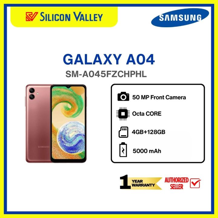 Samsung Galaxy A04 128GB | 4GB RAM +128GB ROM | Mediatek P35 | 6.5 ...