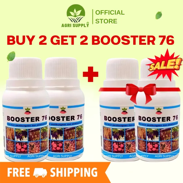 [Buy 2 Get 2] Booster 76 - SOIL & PLANT ADJUVANT, BIO-STIMULANT, LIQUID ...