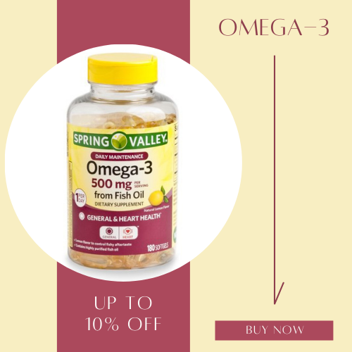 Viên uống Omega 3 Spring Valley - Fish Oil bổ não, phát triển thị lực ...