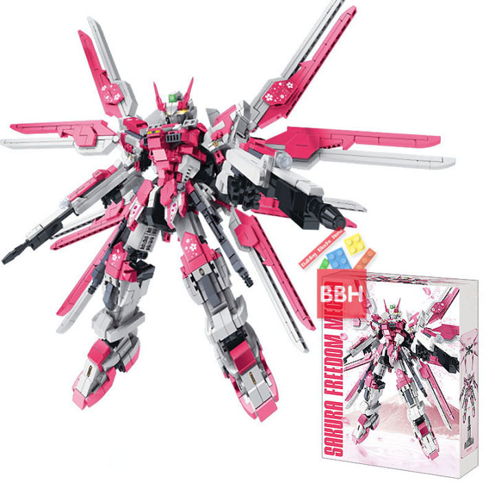 ⚡จัดส่งตลอด 24 ชั่วโมง ⚡ Building blocks Sakura Mecha（1708+PCS）801 ...