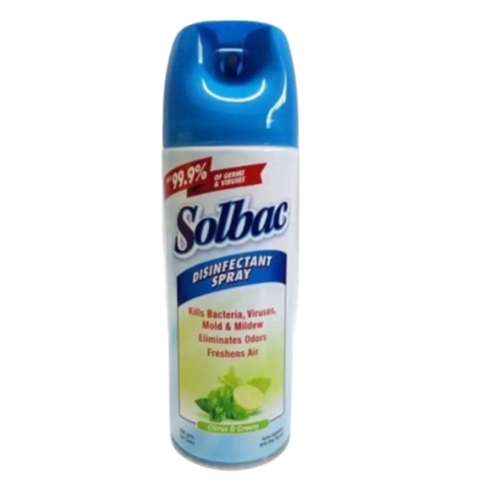 Solbac Disinfectant Spray Citrus and Greens 300g | Lazada PH
