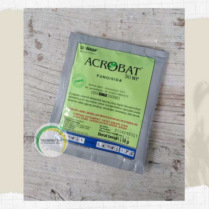 Fungisida ACROBAT 50 WP Sistemik 10 gram - ACROBAT Fungisida - Obat ...