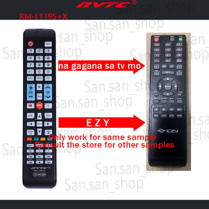 100% Universal remote control for ezy not smart led tv remote na gagana ...