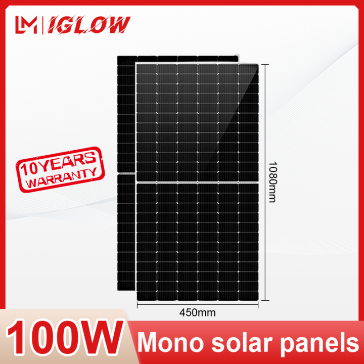 【Ready Stock】100/200Watts Solar Panel Full Power Monocrystalline ...