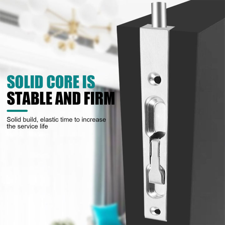 Stainless Steel Flush Bolt Concealed Security Lock Square Bolt ...