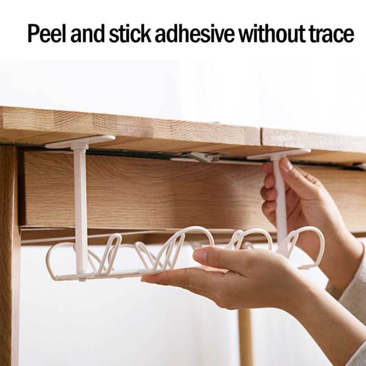 Multifunction Under Table Storage Rack Desk Bottom Cable Management ...