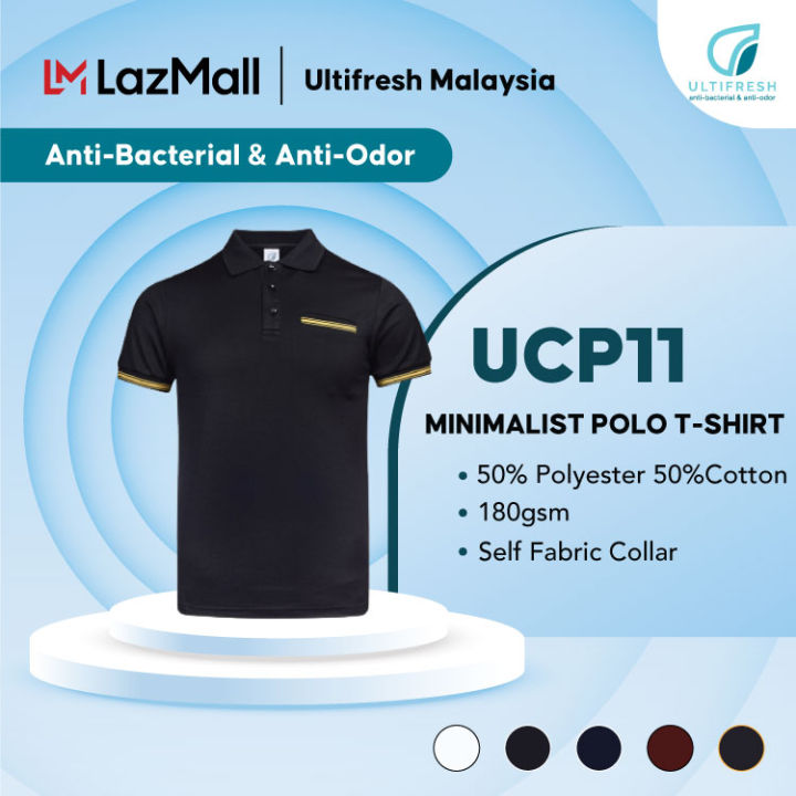 ULTIFRESH 180GSM 50% Polyester 50% Cotton Hybrid Anti Bacterial & Anti ...