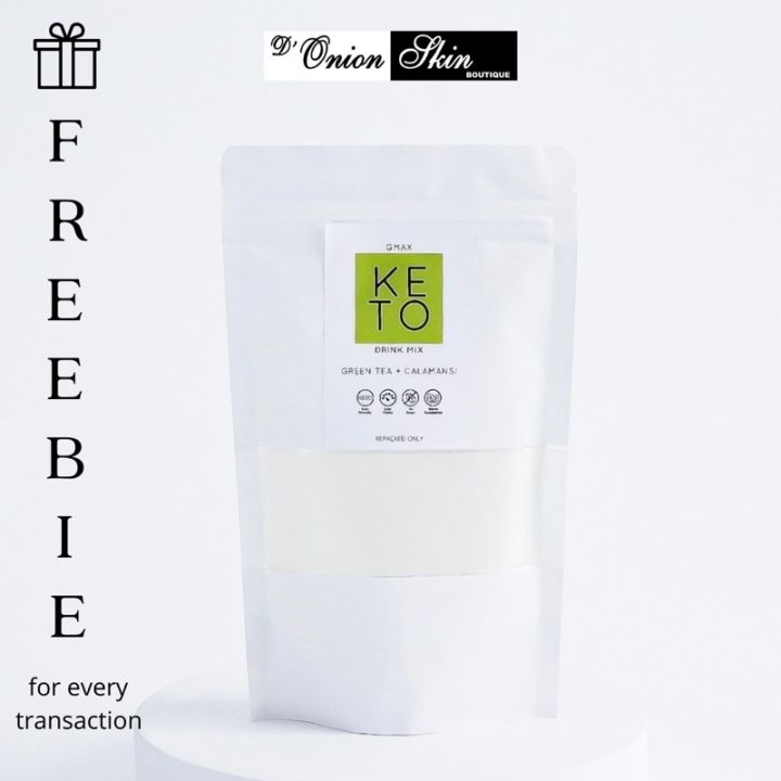 GMAX 100GRAMS KETO GREEN TEA CALAMANSI JUICE (REPACKED) WITH FREEBIE ...