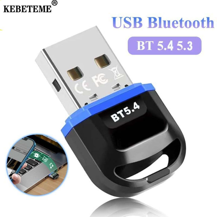Kebeteme USB Bluetooth 5.4 máy thu phát Adapter cho máy phát âm thanh ...