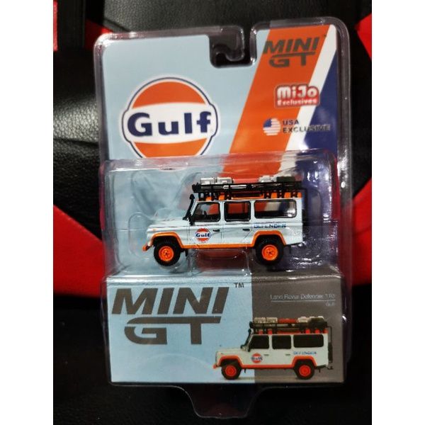 Mini GT 1/64 Land Rover Defender 110 GULF Livery | Lazada PH