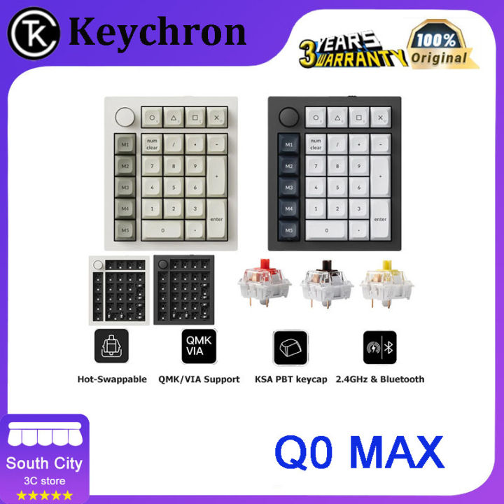 Keychron Q0 Max QMK Custom Number Keyboard | Lazada