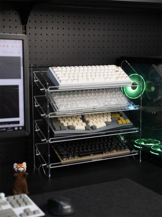 Alightstone mechanical keyboard display rack acrylic storage multi ...