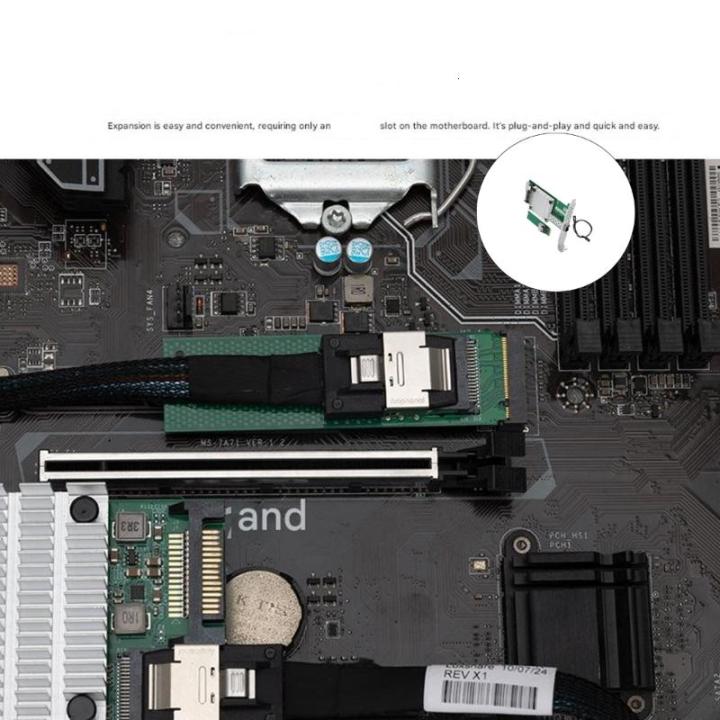 10 Gigabit Ethernet Networking Adapter LAN Ethernet M.2 NVME to SFP+ ...