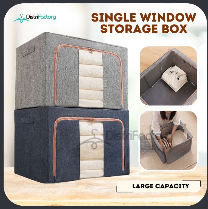 Large Capacity Foldable Detachable Double Zipper Steel Frame Rod ...