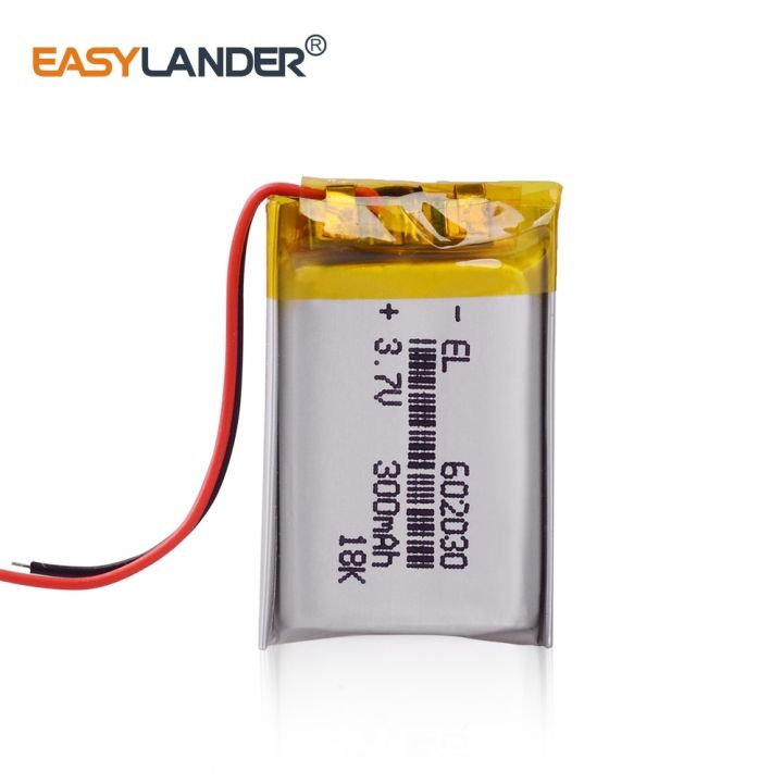 Lithium polymer battery 602030 3.7V 300mAh rechargeable battery | Lazada PH