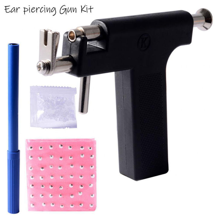 gnR40lil Chuyên nghiệp piercing Gun với 98PCS ear Studs công cụ Kit Tai ...