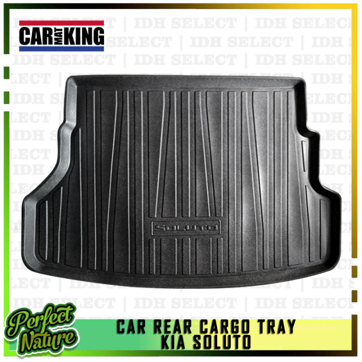 CARMATKING Kia Soluto Trunk Tray Mat 2019 - 2024 | Car Cargo Rear Liner ...