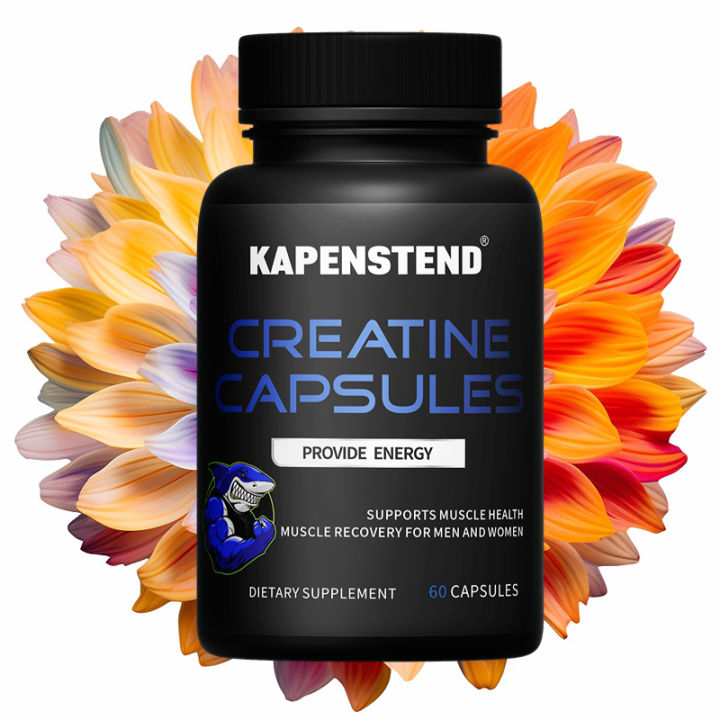 Creatine Capsules, Fitness Support, Muscle Supplement, Strength Booster ...