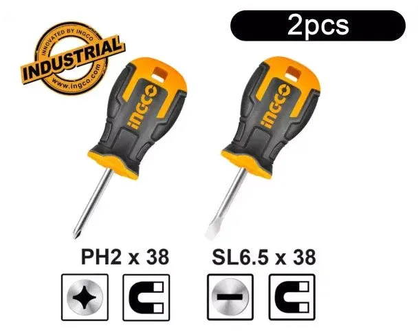 INGCO SCREWDRIVER SET w/Magnetic Tip 2pc, 6pc or 8pc | Lazada Singapore