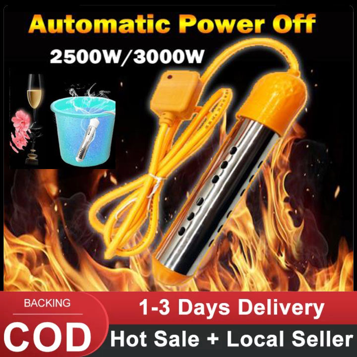 【Local delivery】3000W Electric Water Heater Immersion Instantaneous ...