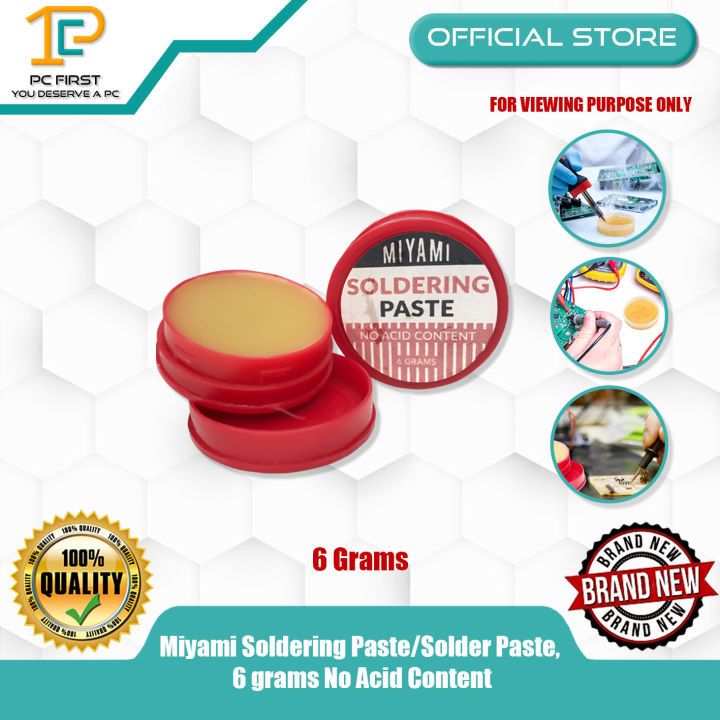 Miyami Soldering Paste/Solder Paste, 6 grams No Acid Content | Lazada PH